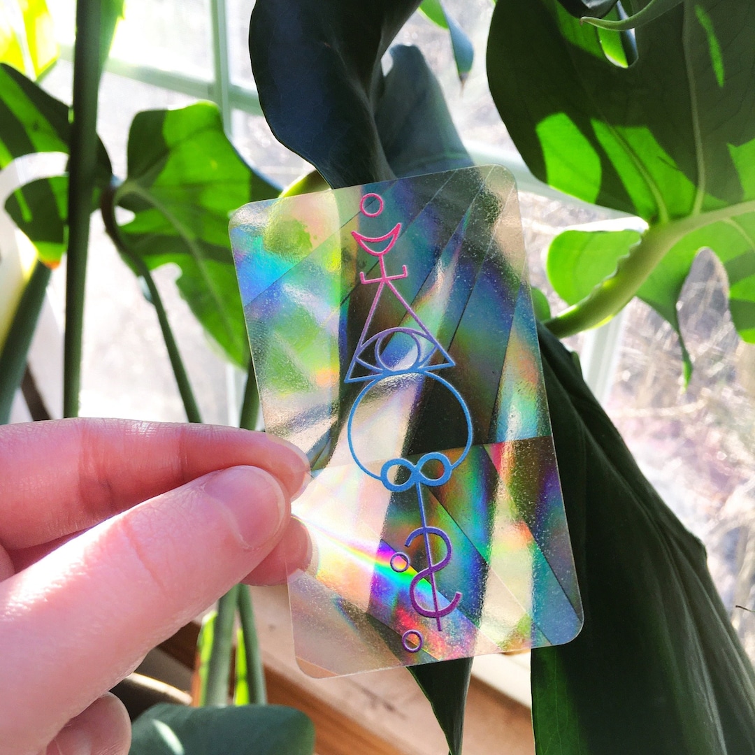 Wealth & Well-being Sigil Suncatcher: Rainbow Prism Window Decal - Etsy