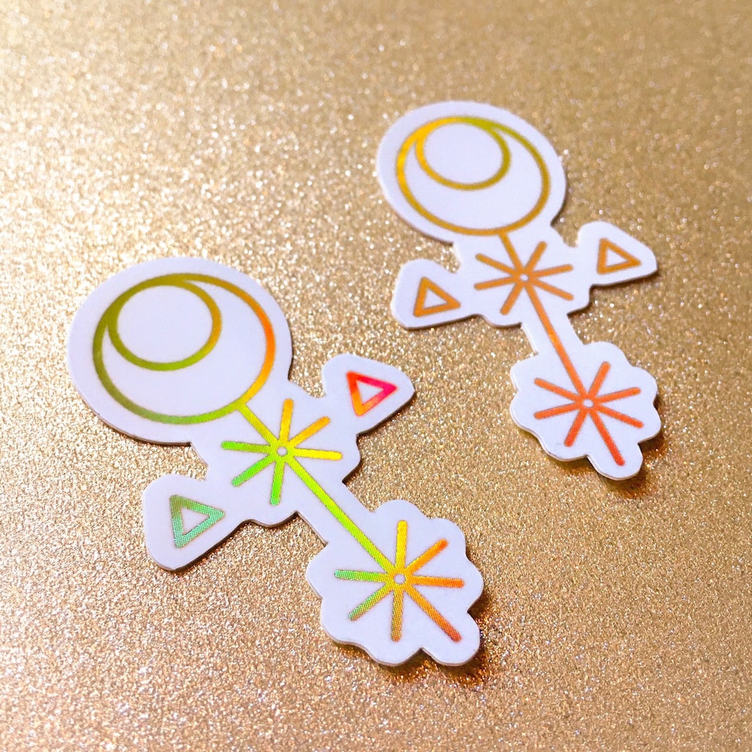 Sunlight, Warmth, & Joy Sigil Stickers – Holographic Vinyl Die Cut Set ...