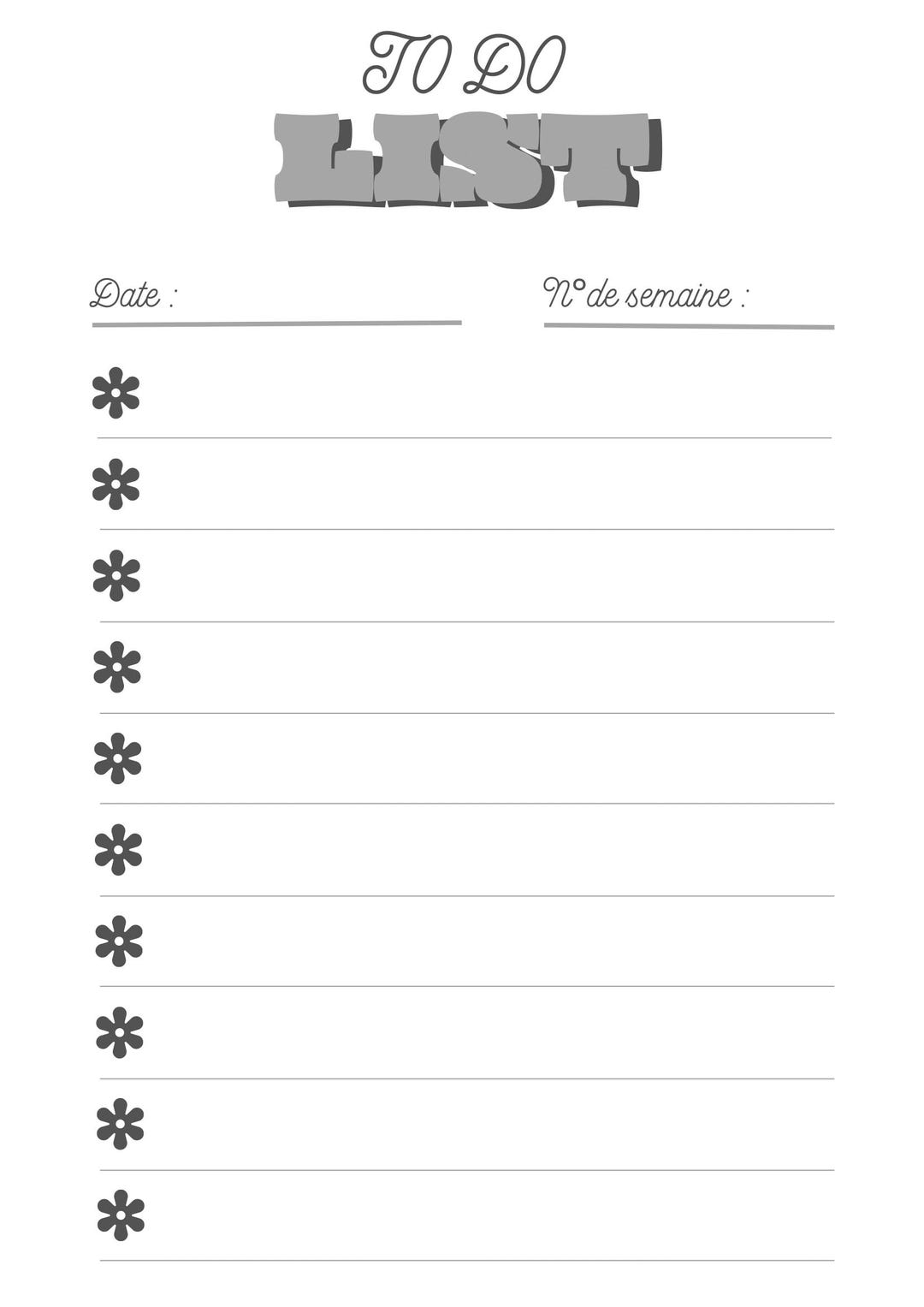 Printable To-do List | A4 Daily Planner | Minimalist Task List | Daily ...