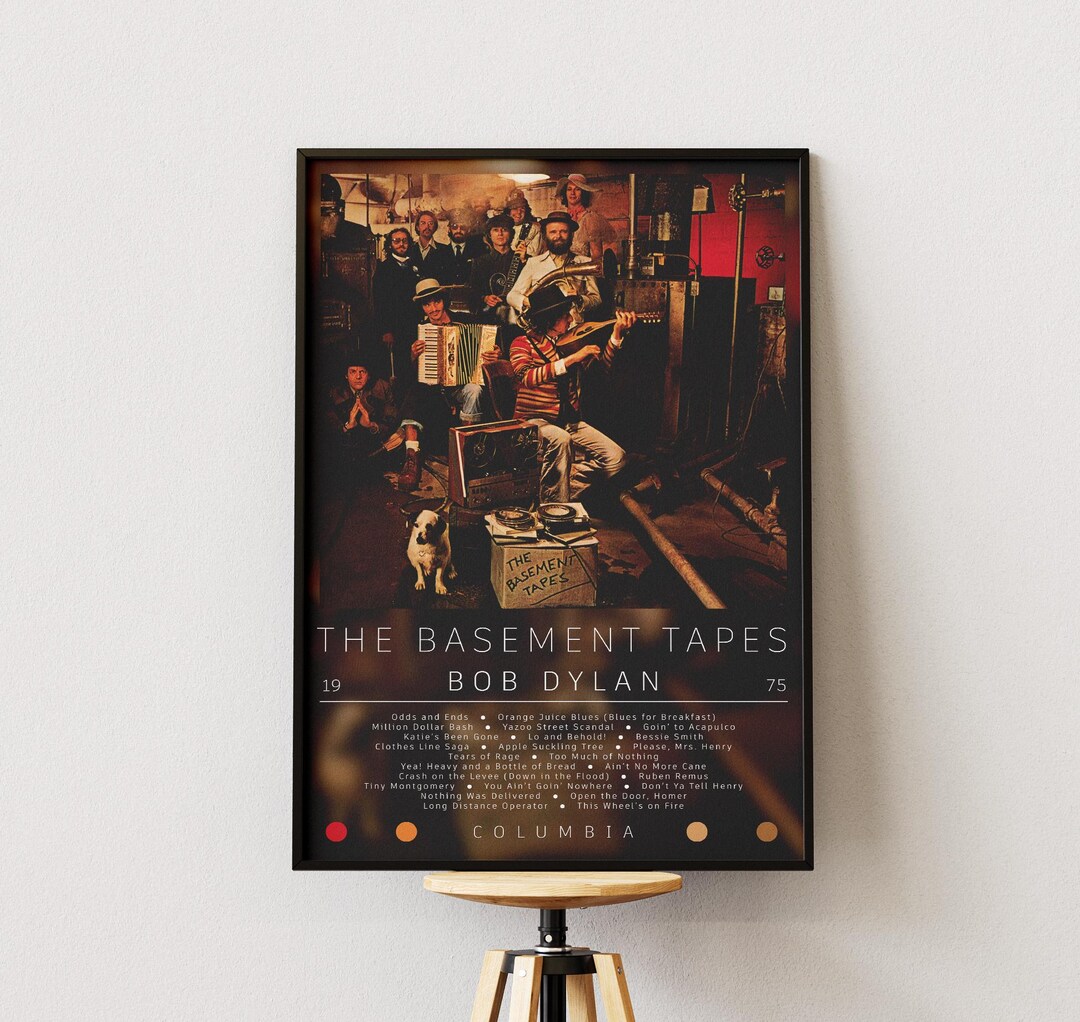 Bob Dylan Poster | the Basement Tapes Poster | Album Poster Prints ...