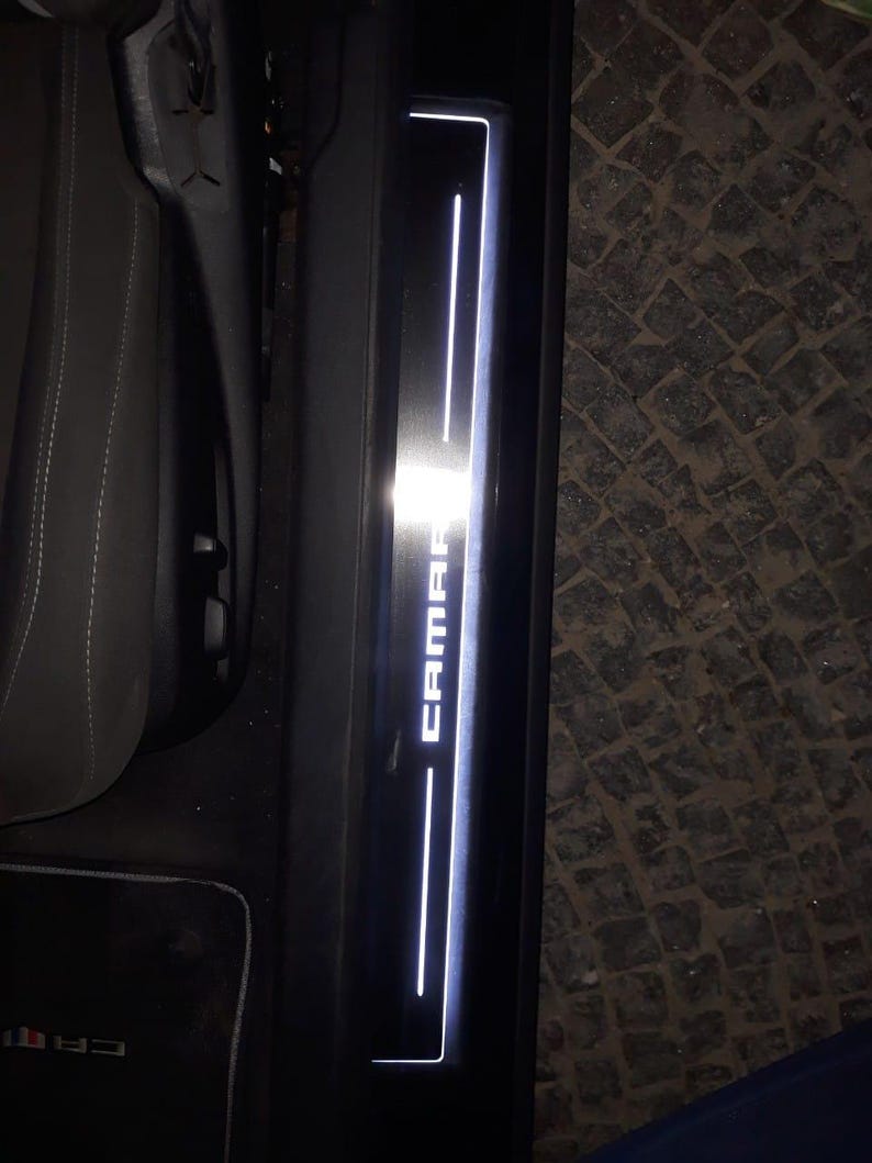 Personalized LED Door Sill Plates With Polished Stainless Steel for ...