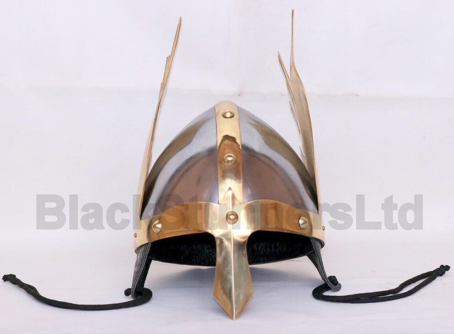 Viking Medieval Knight Helmet | Winged Norman Armor Helmet | Cosplay ...