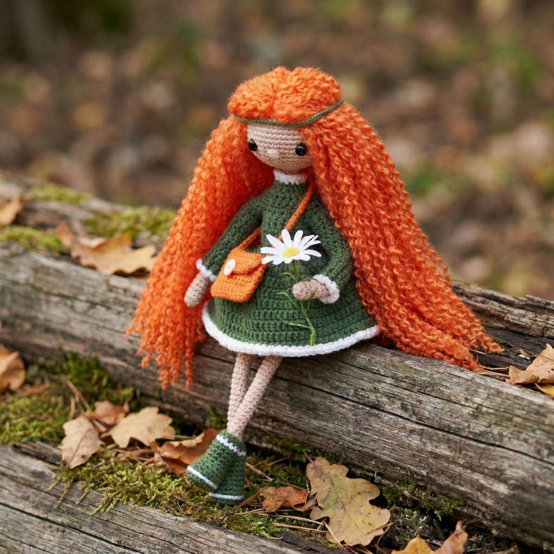 Forest Wanderer Doll Crochet Pattern PDF – Amigurumi Doll Pattern With ...