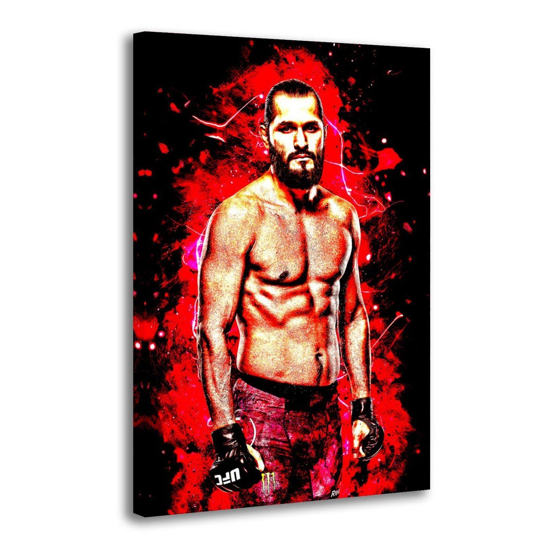 Jorge Masvidal Canvas Art Print Poster Posters Wall Art Painting Canvas ...