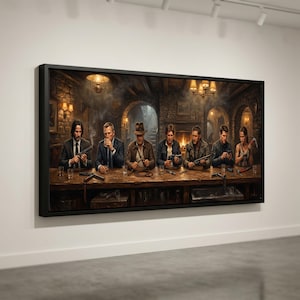 Ultimativ hochwertige Leinwand John Wick, James Bond, Indiana Jones ...