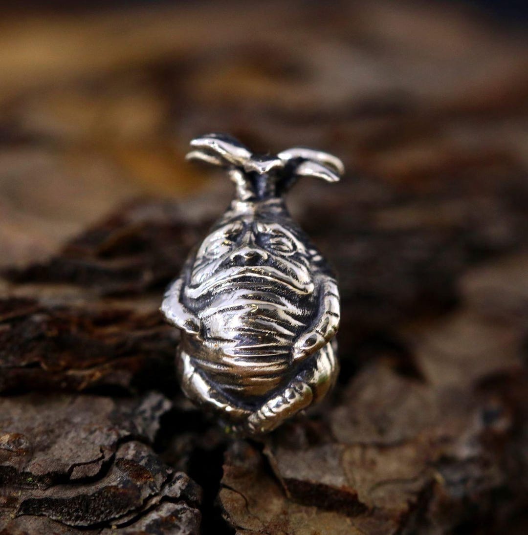 Sterling Silver Mandrake Bead, Magic Plant Charm, Witchy Jewelry ...