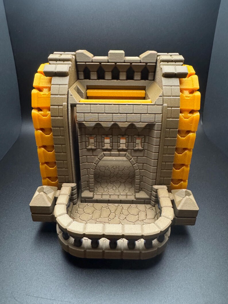 Dungeon Castle Dice Tower Medieval Style for Dnd Tabletop RPG Fantasy ...