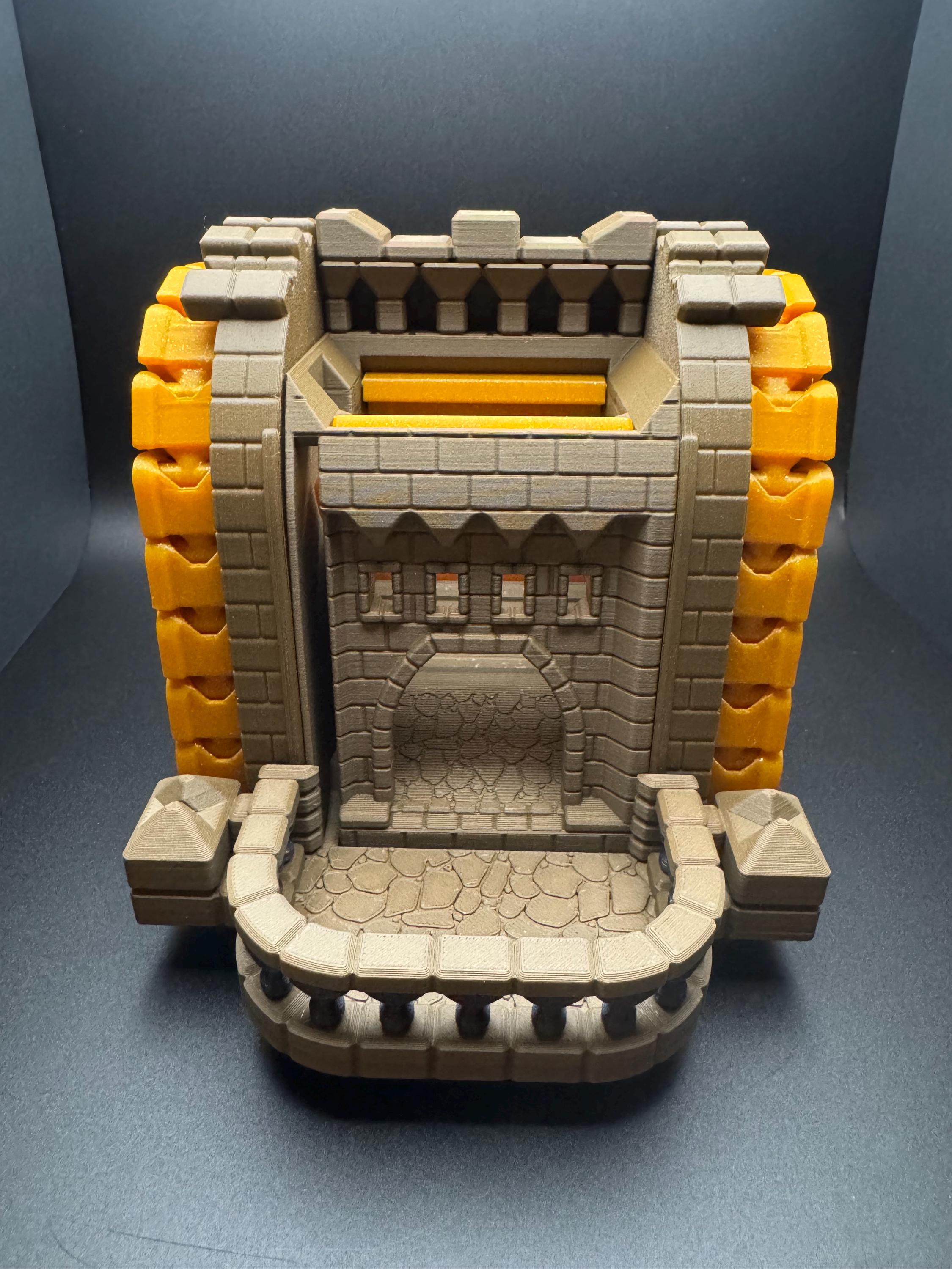 Dungeon Castle Dice Tower Medieval Style for Dnd Tabletop RPG Fantasy ...