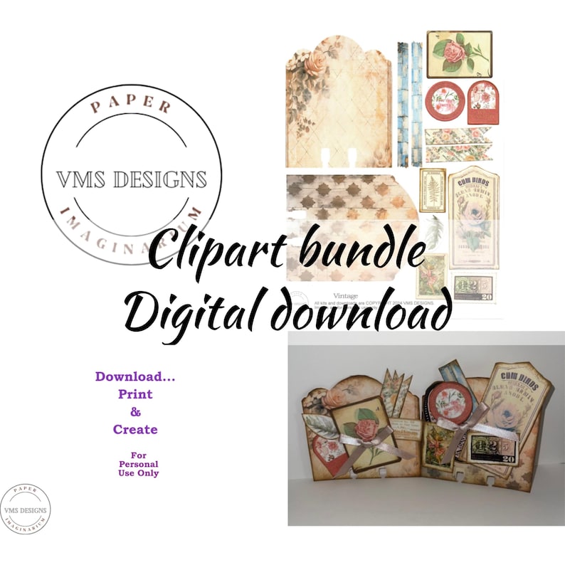 Printable Memory Dex Card Set With Ephemera Download - Instant Download ...