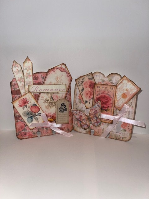 Printable Memory Dex Card Set With Ephemera Download Shabby Chic Tall ...