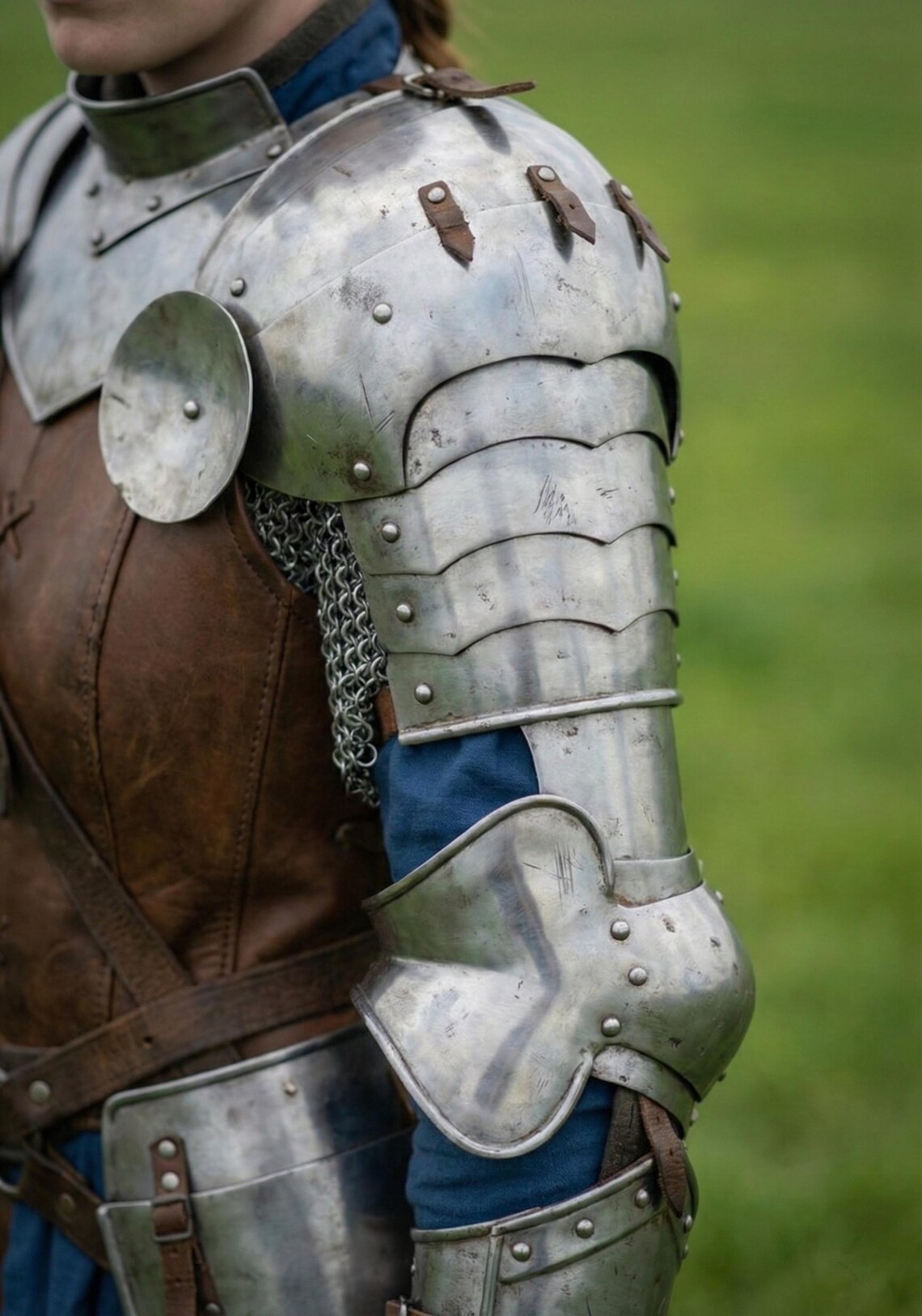 Handcrafted Lady Warrior Battle Armor, Fantasy Knight Cosplay, Faire ...