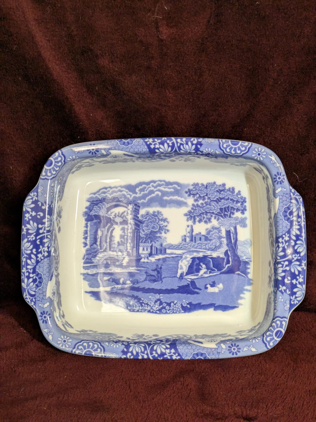 Spode Blue/white Italian Lasagne Serving Dish - Mint, Never Used - Etsy
