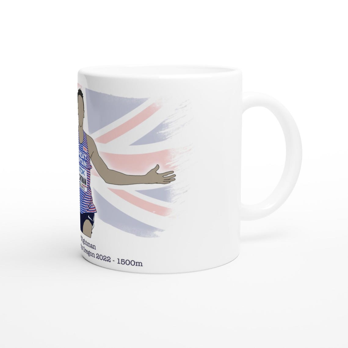 Jake Wightman, World Championships, Mugs for Runners, British Athletes ...