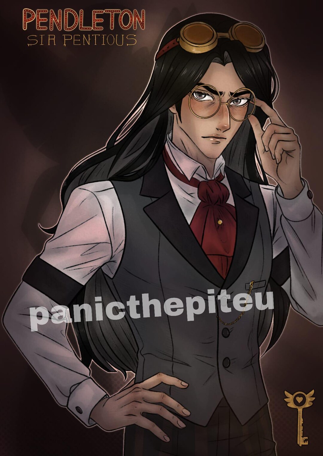 Hazbin Hotel - Human Sir Pentious Fanart Print / Poster - Etsy