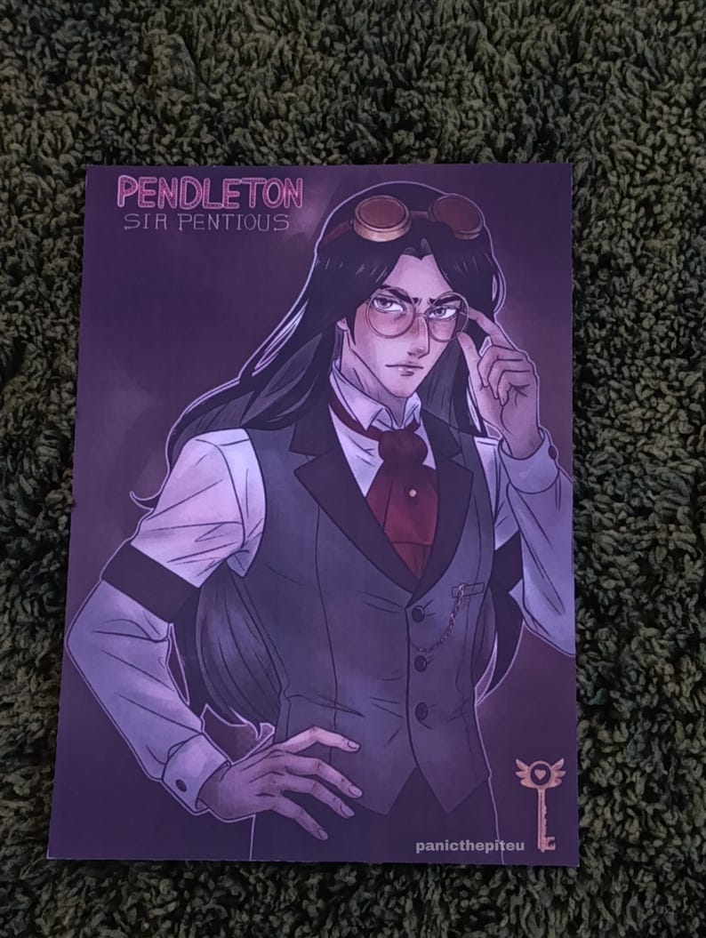 Hazbin Hotel - Human Sir Pentious Fanart Print / Poster - Etsy