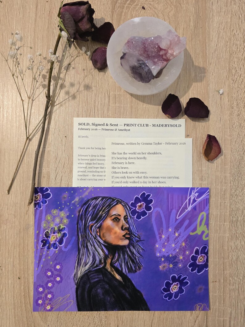 Tier 2 - 3 Month Subscription - Primrose A5 Print + Mini Print ...