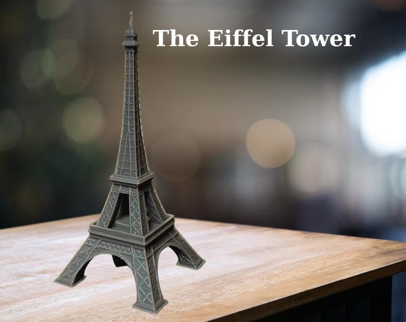 3D Printed Eiffel Tower Model: Paris Souvenir Desk Decor - Etsy