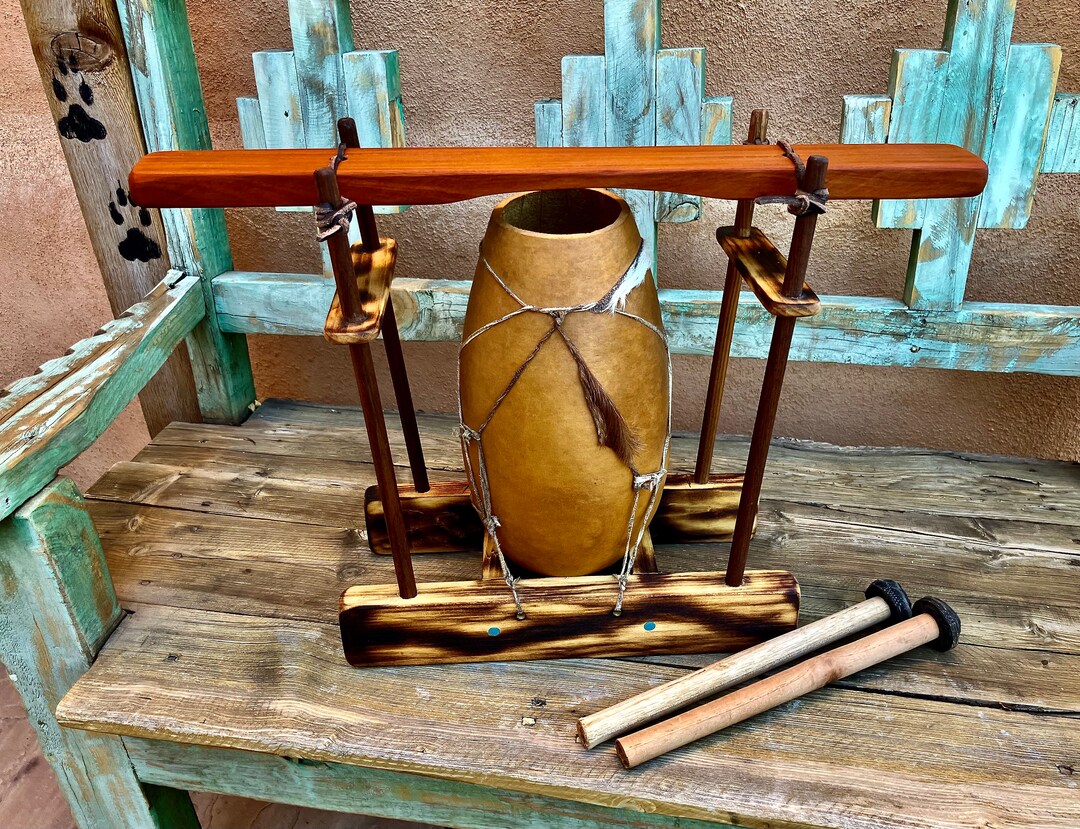 Limba Drum With 2 Balafon Mallets - Etsy