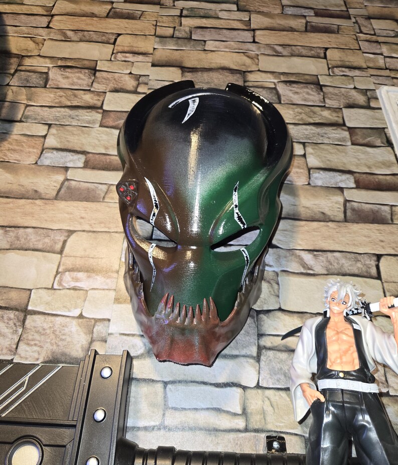 3d Printed Armored Predator Face Mask - Etsy