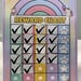 Reward Chart for Kids – Jungle Theme Reusable Velcro Behaviour Tracker ...