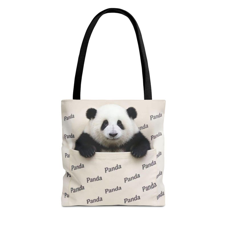 Panda Tote Bag - Etsy