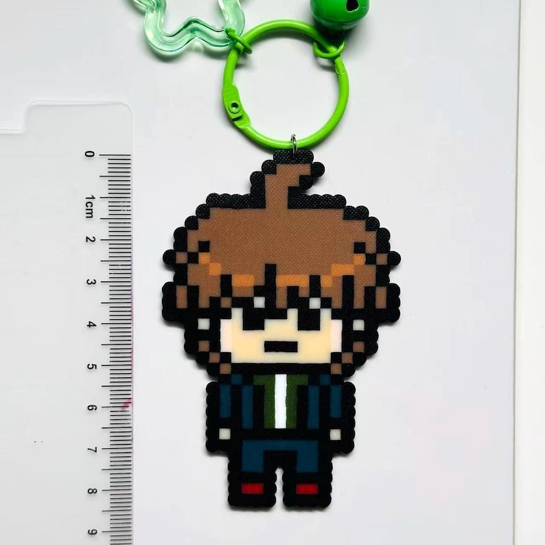 Danganronpa 1 Pixel Art Keychain & Magnet | Monokuma Junko Kyoko ...