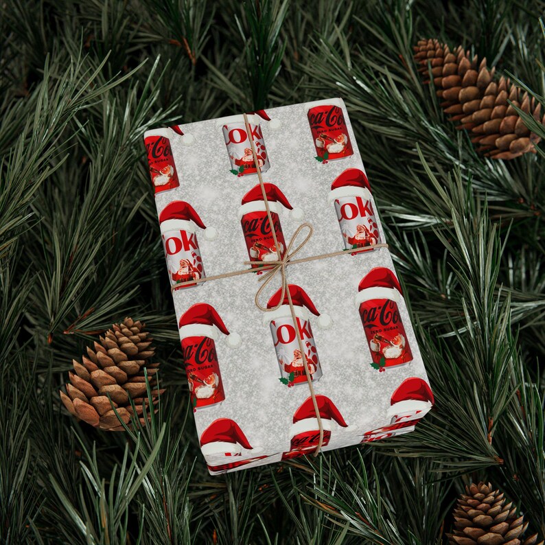 Diet Coke & Coke Zero Holiday Wrapping Paper | Christmas Holiday Gift ...