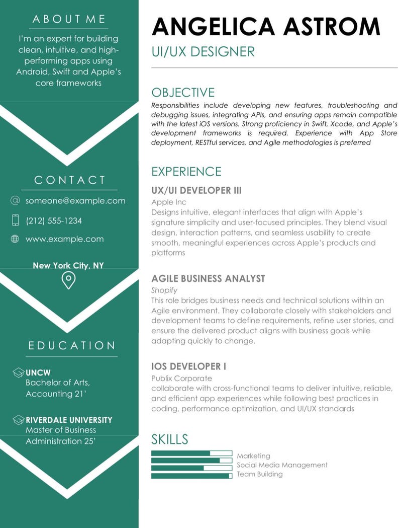 025 Resume Template - Word & PDF Format! 100% Job Landing! December ...
