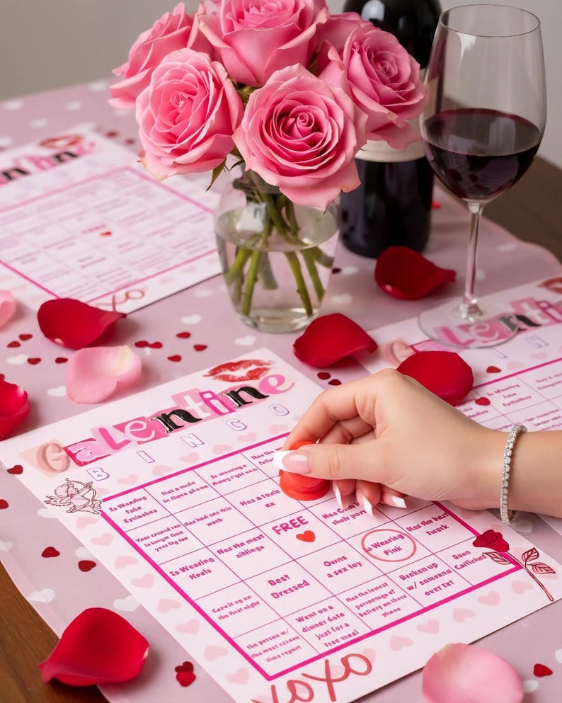 Galentines (girls Night) Funny & Spicy Bingo - Etsy
