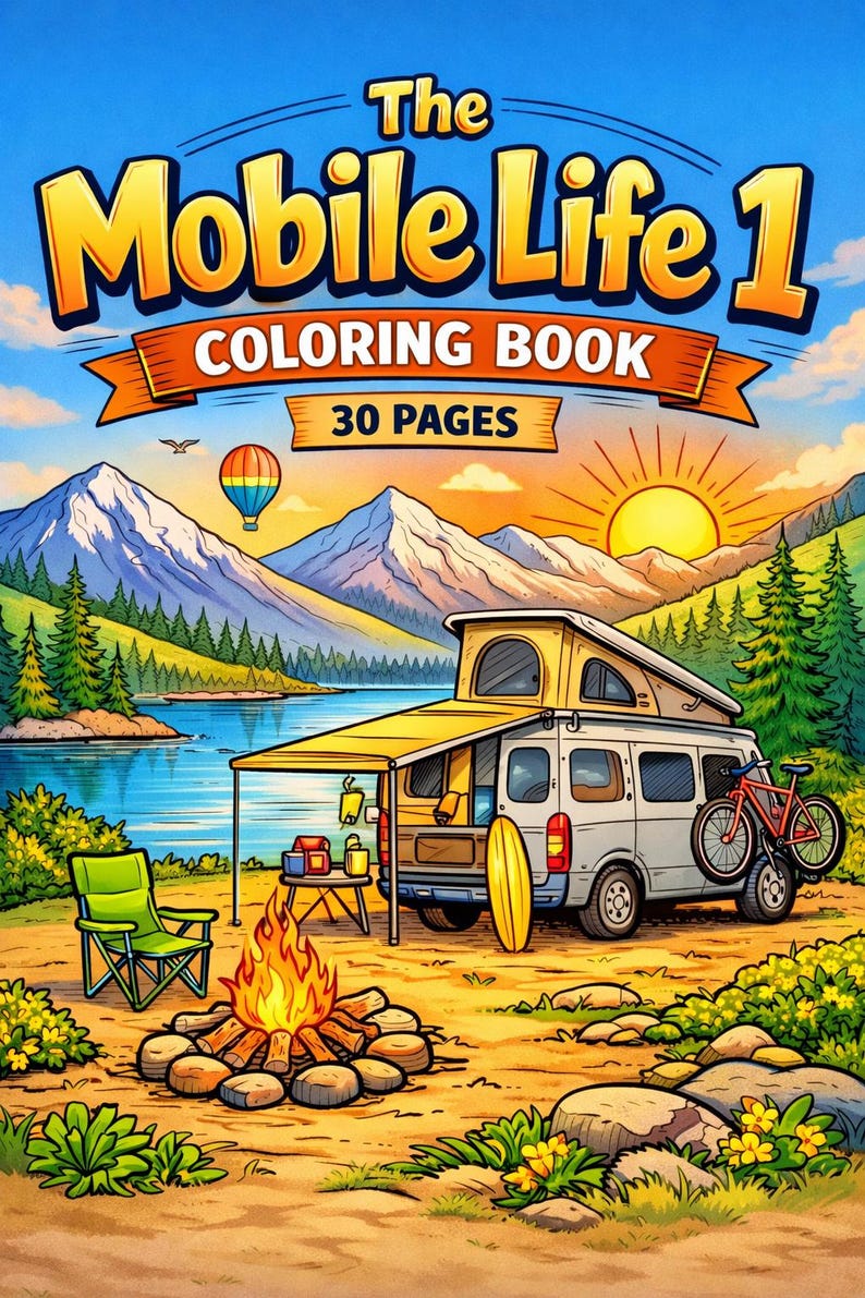 The Mobile Life 1 Coloring Book Printable, Coloring Pages PDF, Coloring ...
