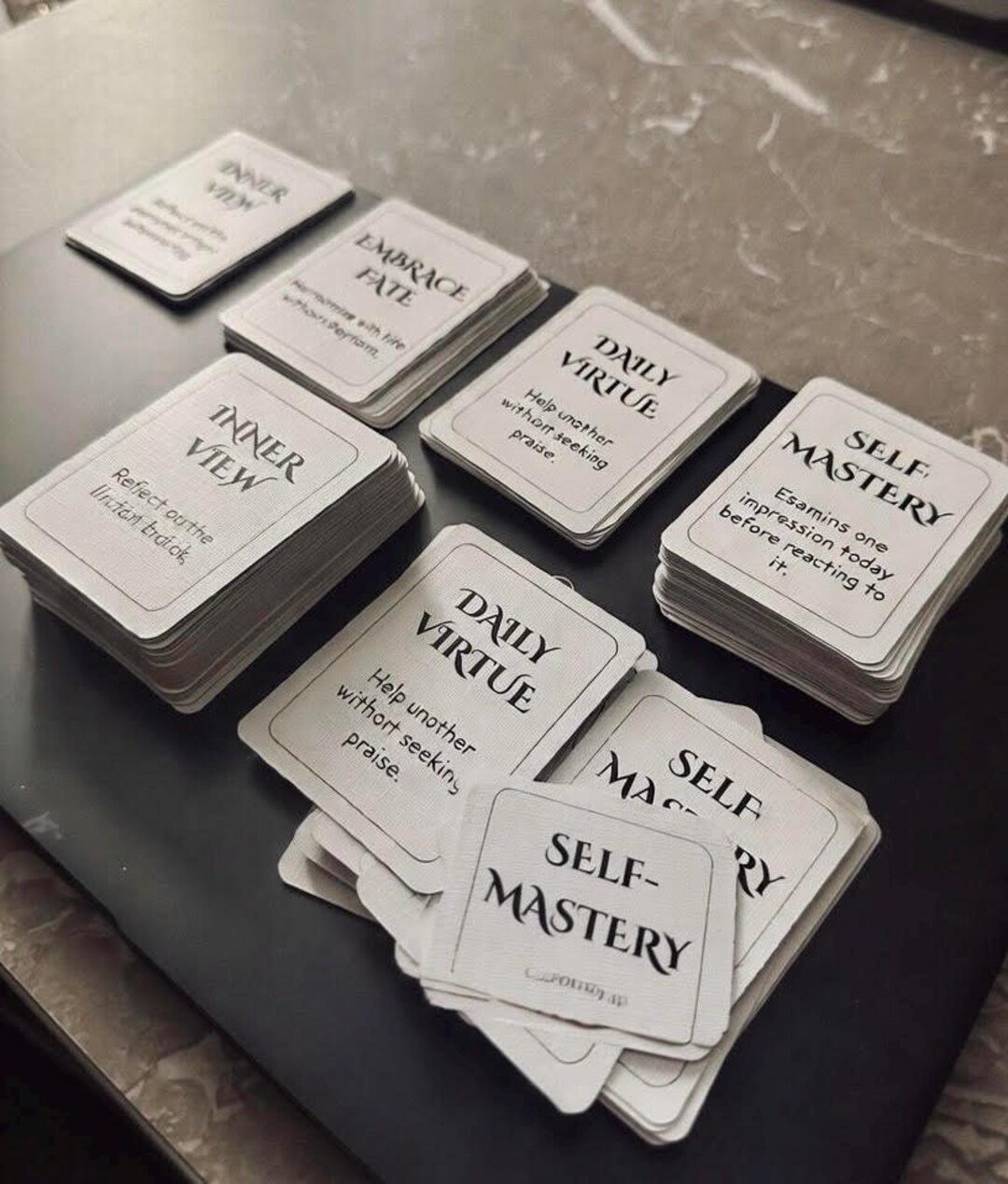 99 Stoic Mission Cards | Marcus Aurelius Inspired Printable Deck ...
