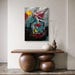 Abstract Contortionist Pose Canvas, Modern Figurative Art, Dynamic Body ...