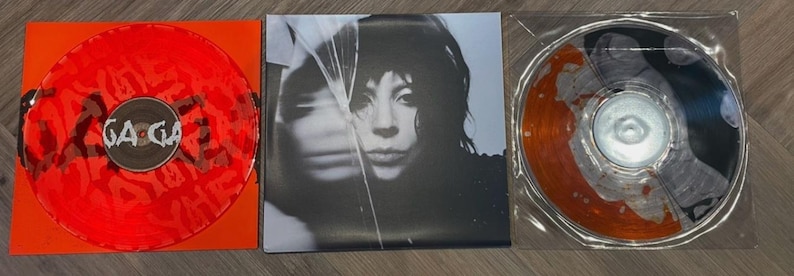 Lady Gaga – Mayhem Liquid Filled Vinyl | Orange & Black Etched Double ...