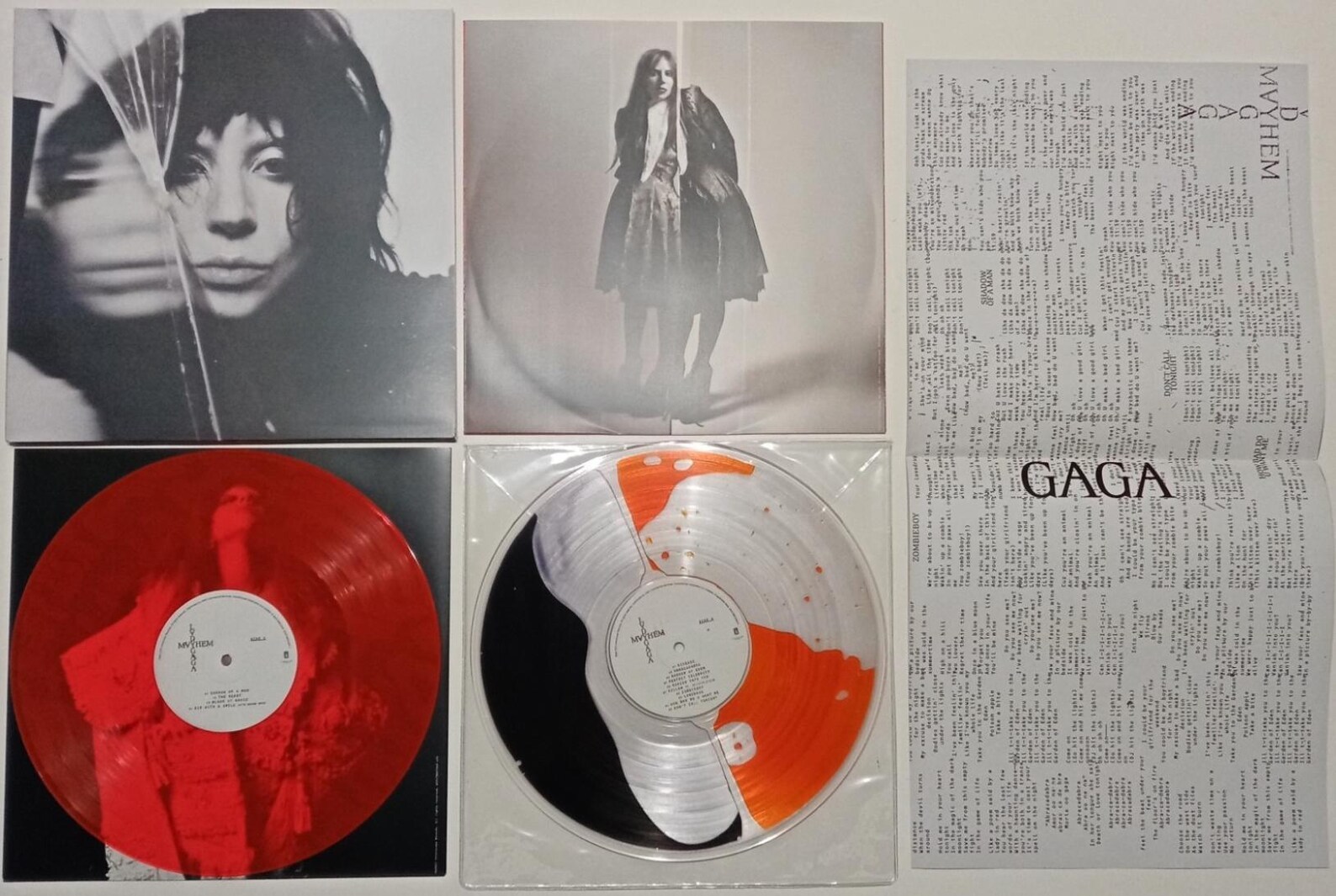 Lady Gaga – Mayhem Liquid Filled Vinyl | Orange & Black Etched Double ...