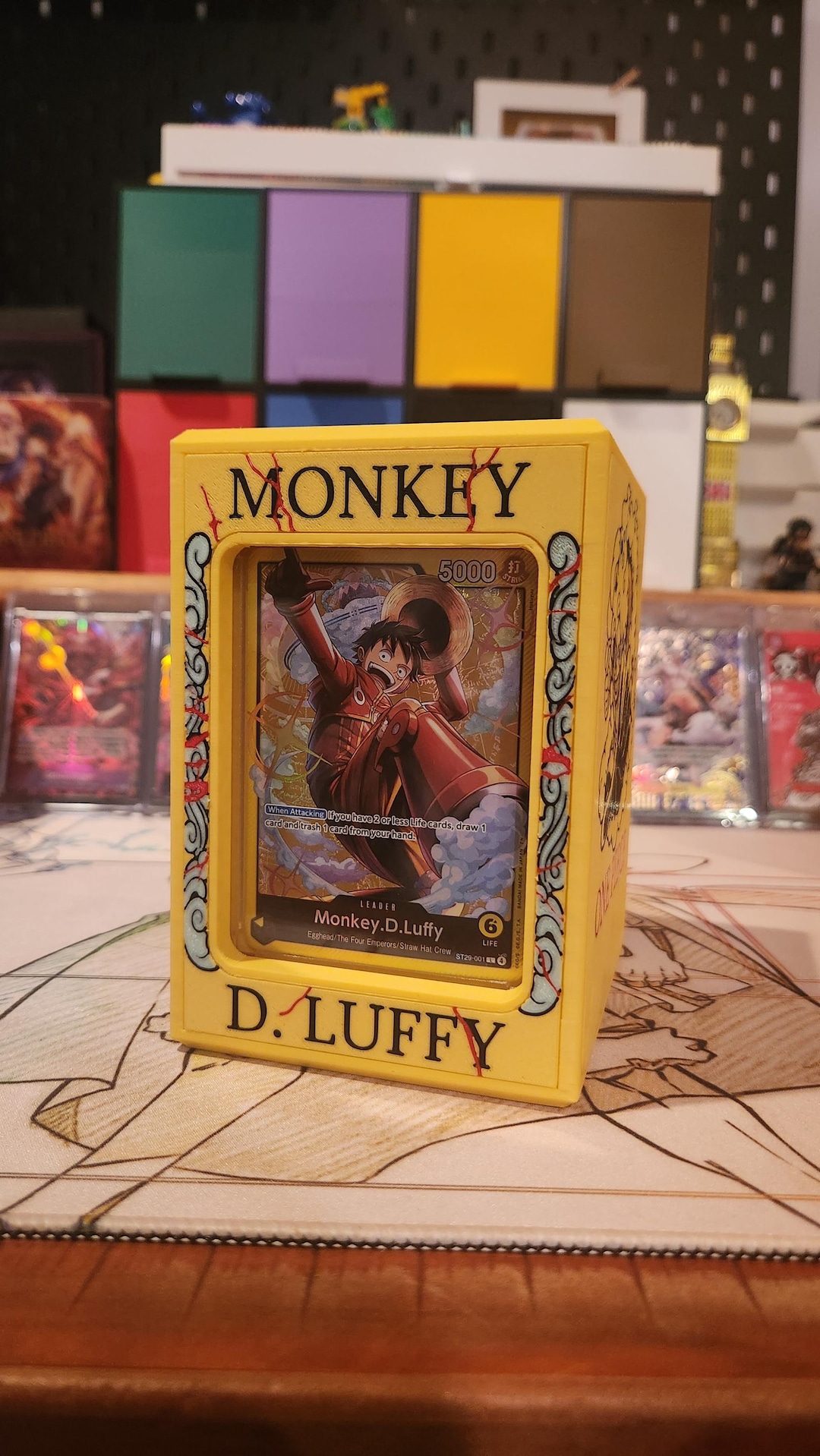 Monkey. D. Luffy Egghead Deckbox - One Piece Trading Card Game - Etsy