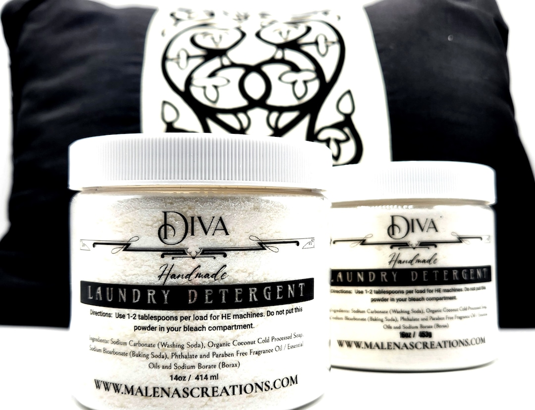 Laundry Detergent 16 Oz. Natural, Vegan, Septic Safe, and Biodegradable ...