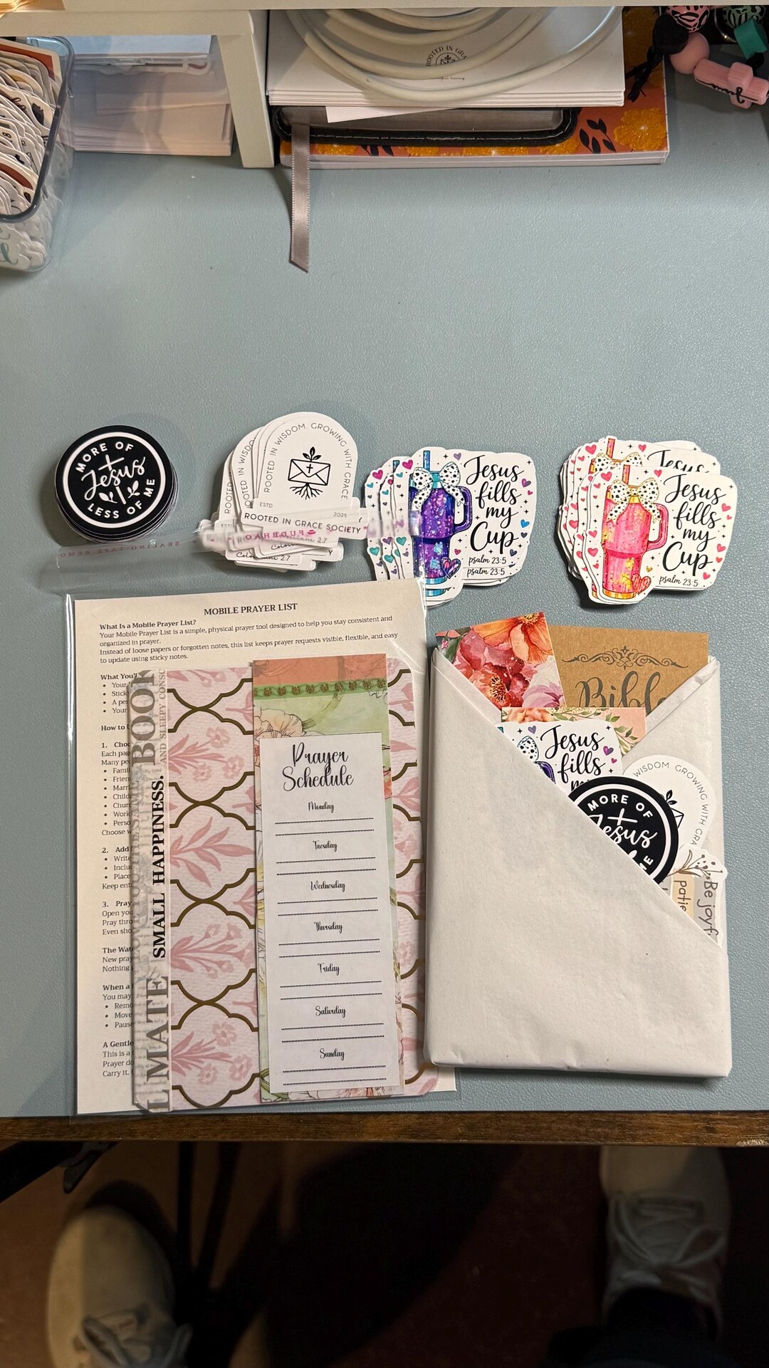 Mobile Prayer Kit | Portable Christian Prayer System | Scripture Cards ...