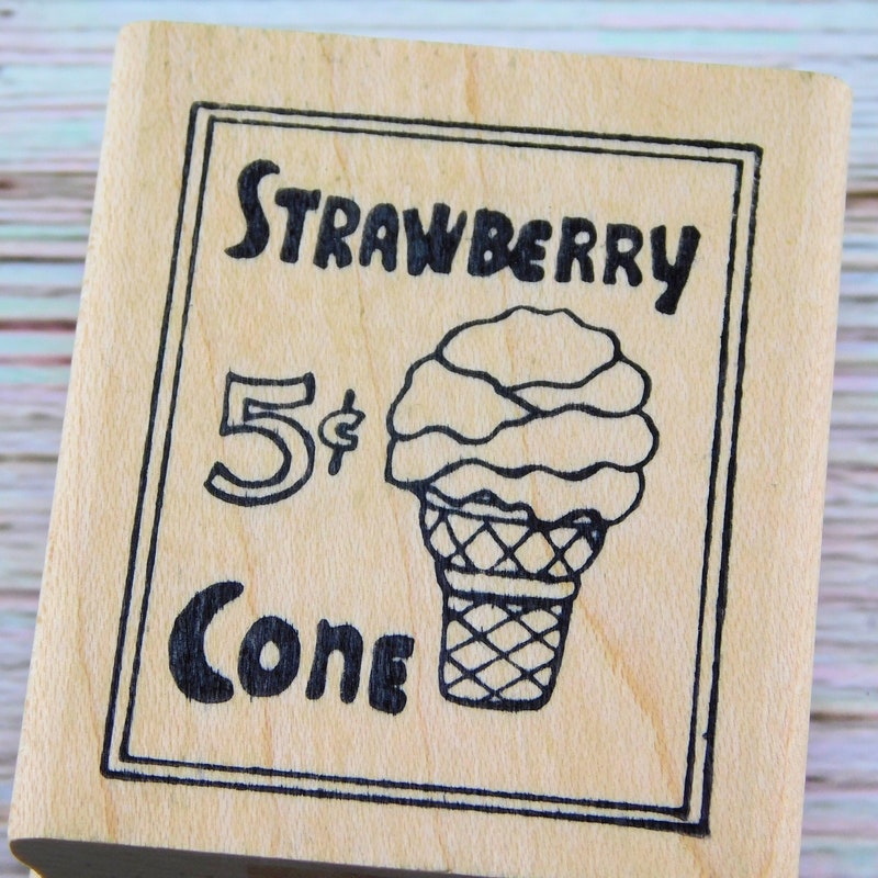 Ice Cream Stamp - Etsy