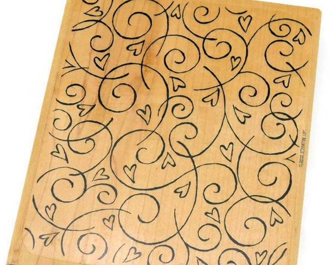 Stampin up Stamps Soft Swirls Heart Rubber Stamp - Etsy