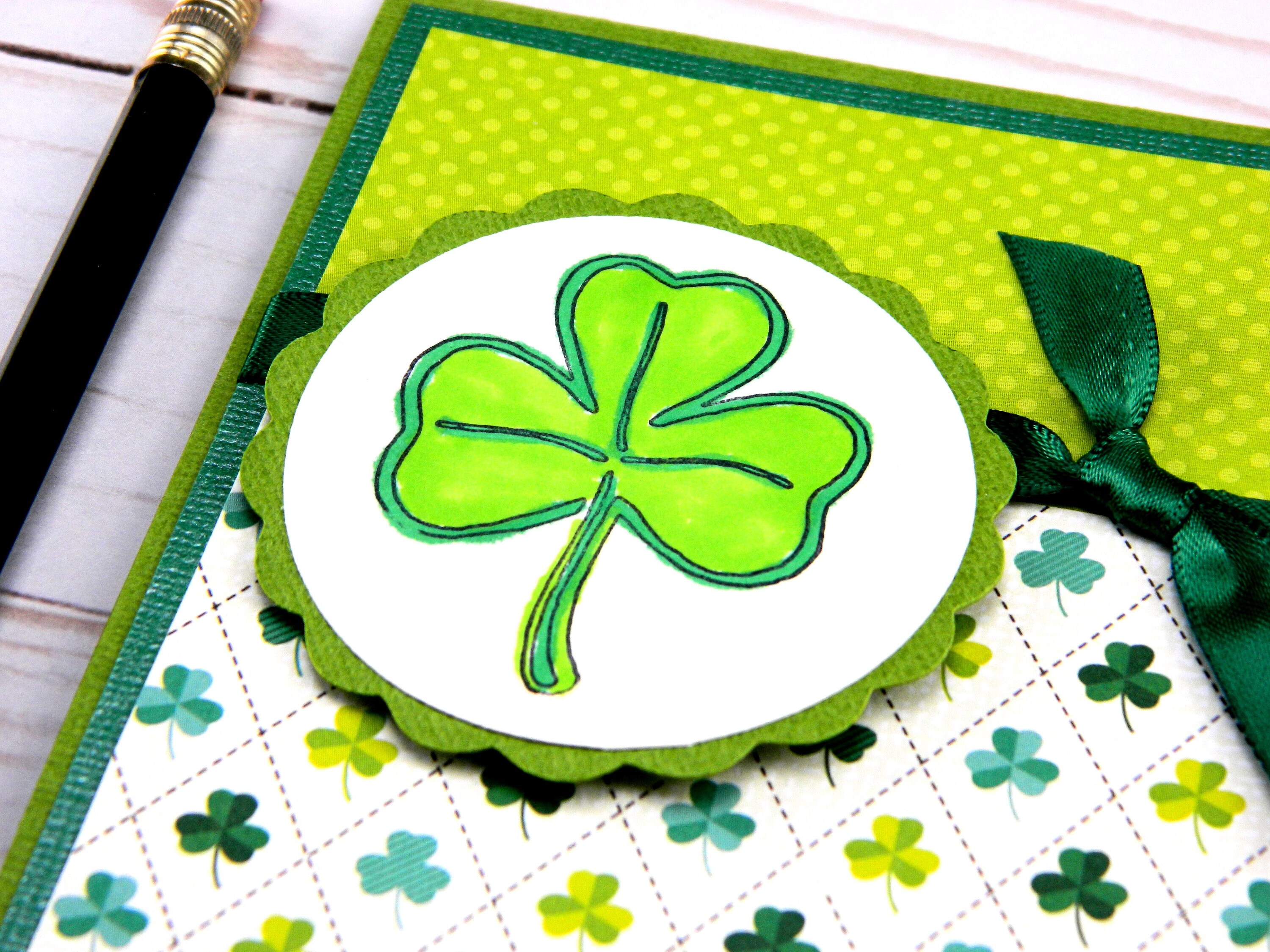 Happy St. Patricks Day Card Shamrock Cards Irish Cards - Etsy