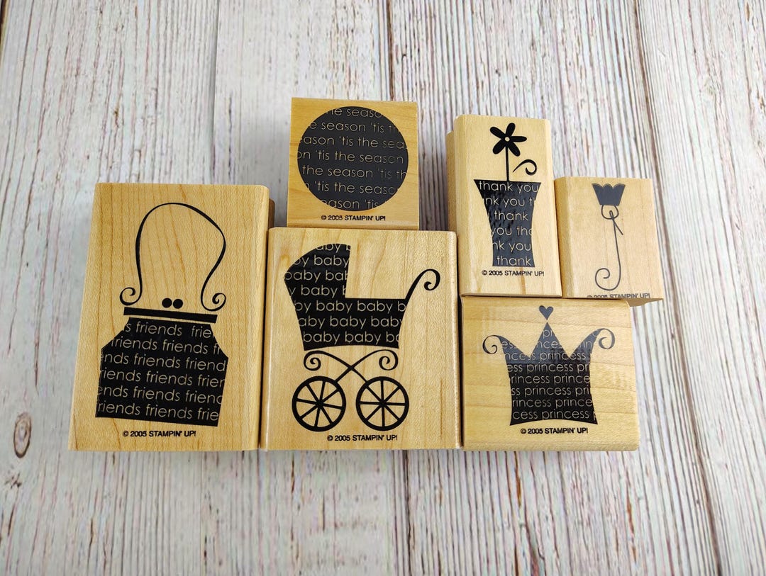 Stampin’ up Oh My Word Stamp Set • Baby Shower Stamps • Princess ...