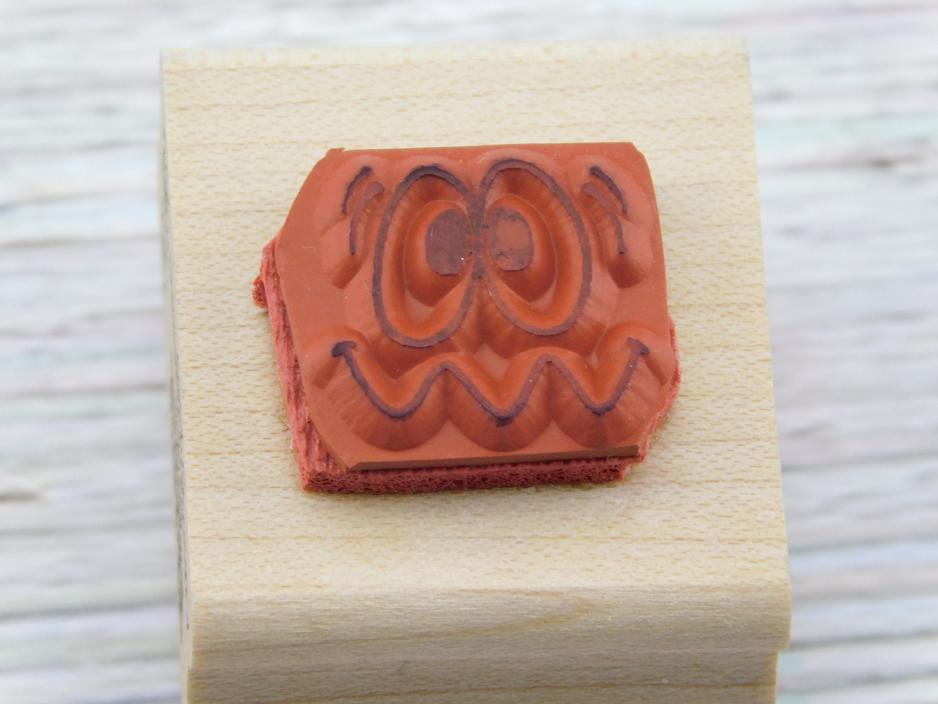 Face Emoji Stamps Facial Expressions A Monday Expression G Rated Rubber ...