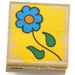Daisy Rubber Stamp - Daisy Flower Stamp - Stampabilities Stamp - Wood ...