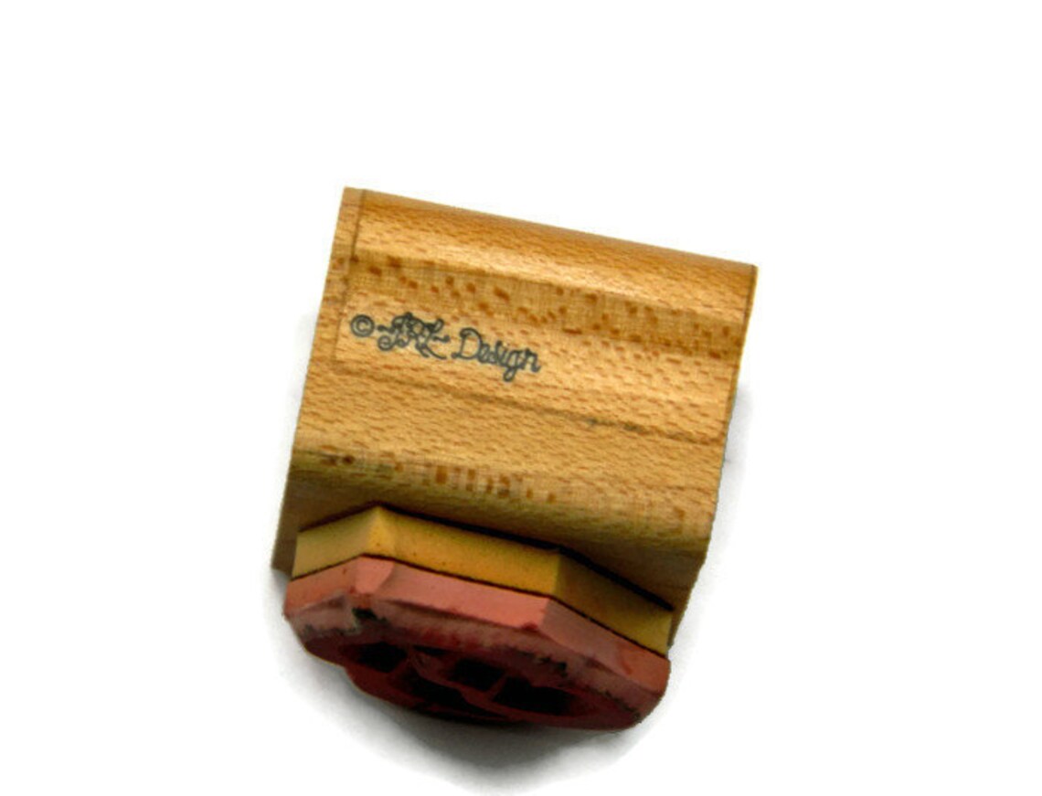 Leaf Rubber Stamp Small Leaf Stamp JRL Design Stamp | Etsy