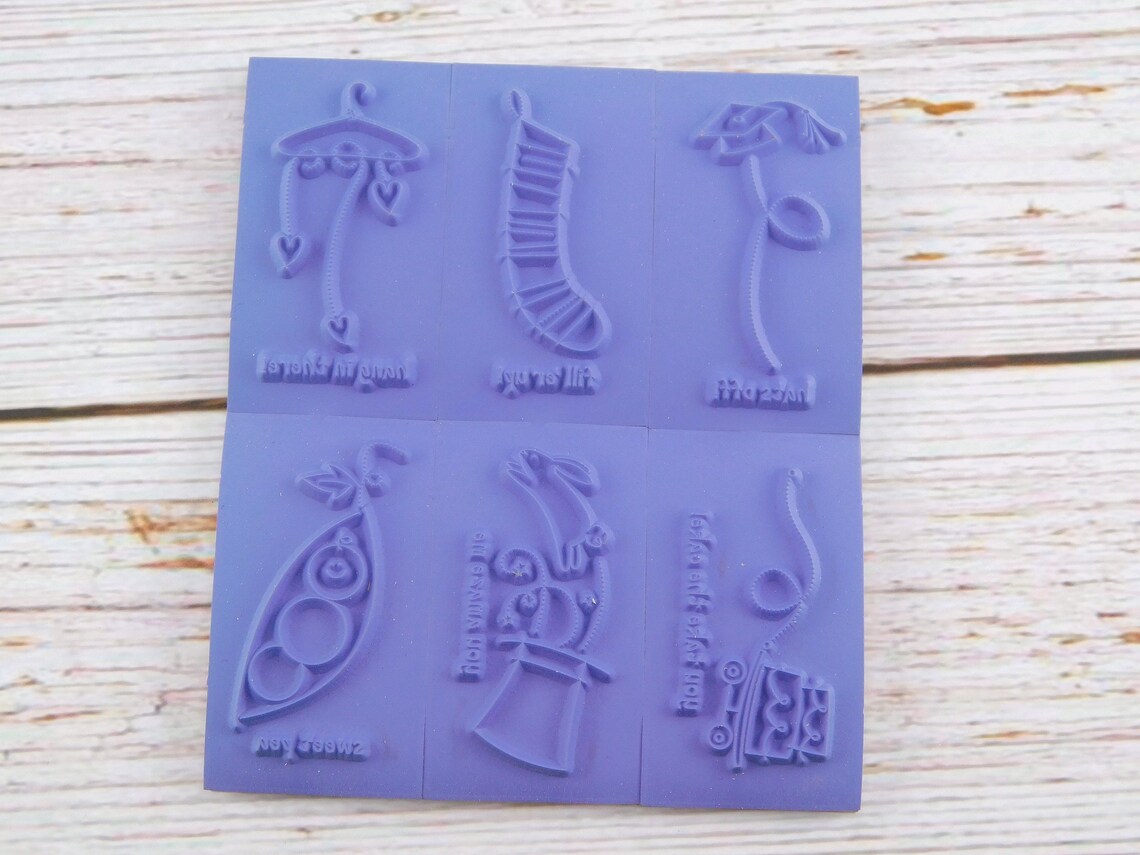 Stampin up Rubber Stamps - Event Full - Wood Mounted Stamps - Etsy