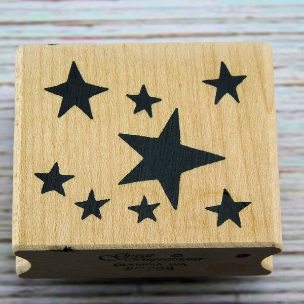 Star Rubber Stamp - Etsy UK