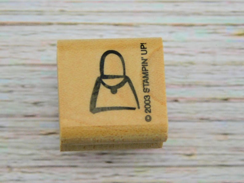Stampin’ up Purse Rubber Stamp – 2003 Mini Handbag Icon, Fashion Theme ...