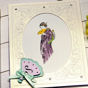 Geisha Birthday Card Japanese Geisha Girl Geisha Greeting Card - Etsy