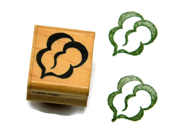 Leaf Rubber Stamp Small Leaf Stamp JRL Design Stamp Botanical Stamps ...
