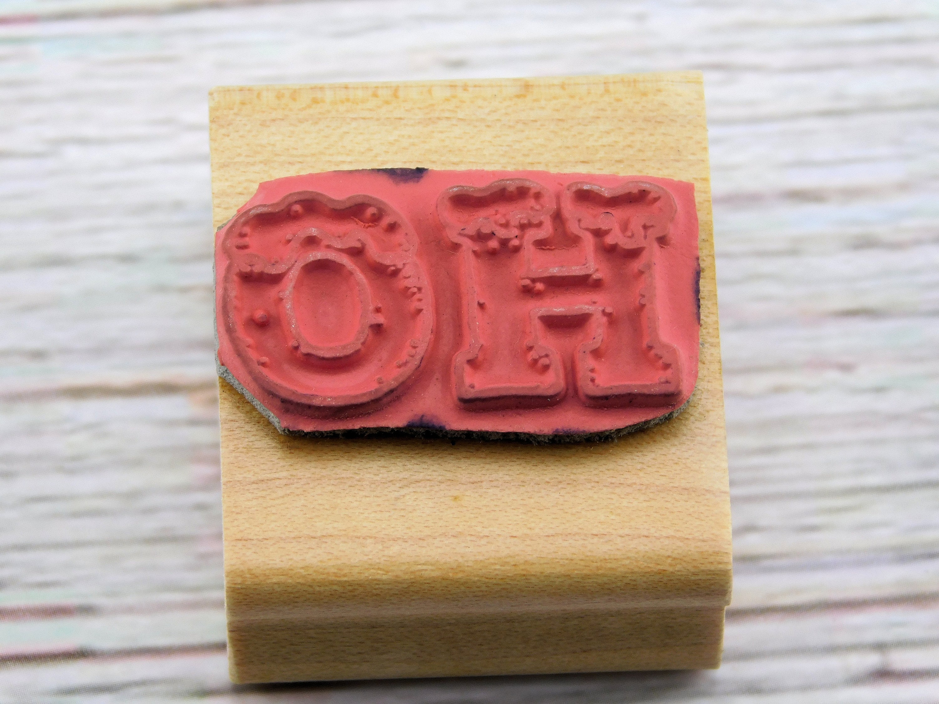 Ho Rubber Stamp Ho Text Stamp Christmas Stamp Alias - Etsy